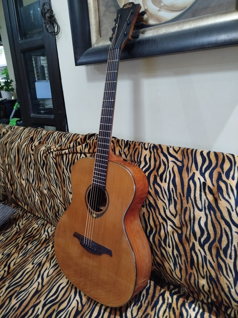 Rare LAG T200A Acoustic Guitar (2009 Made in France) Solid Red Cedar ...