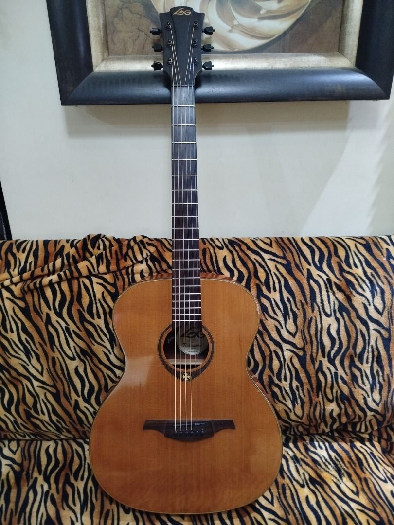Rare LAG T200A Acoustic Guitar (2009 Made in France) Solid Red Cedar ...