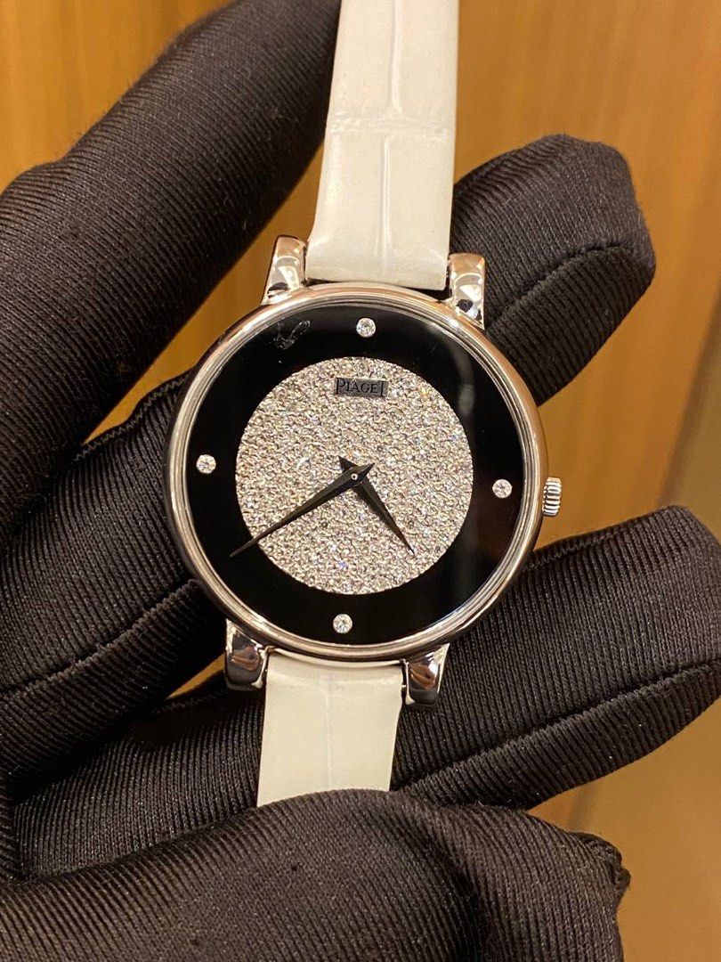 (LIKE NEW) PIAGET 750 WHITE GOLD GYPSOPHILA DIAMOND DIAL, Luxury ...