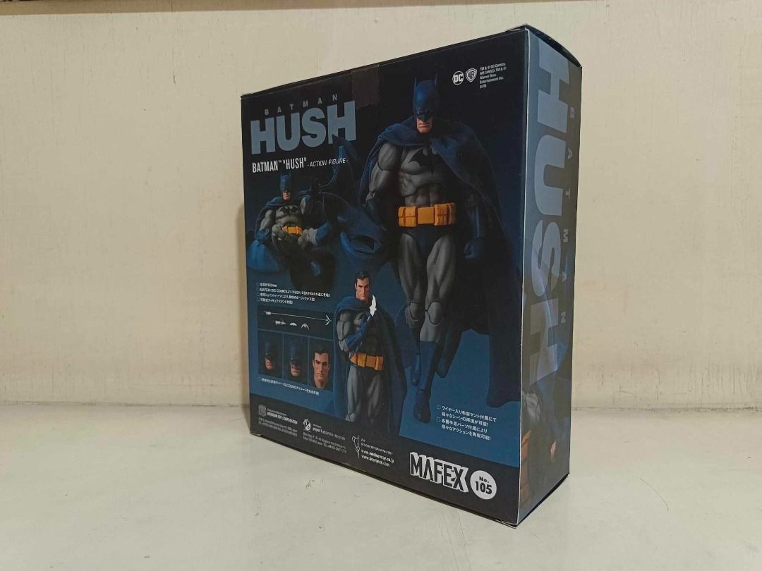 MAFEX HUSH BATMAN (BLUE - VERSION 1.0) ACTION FIGURE SUPERMAN, Hobbies ...