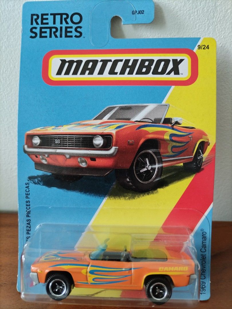 Matchbox Retro Series 1969 Chevrolet Camaro, Hobbies & Toys, Toys ...
