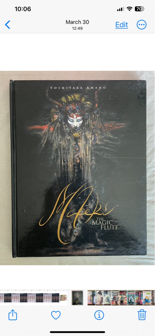Mateki The Magic Flute (HB) by Yoshitaka Amano, Hobbies & Toys, Books ...