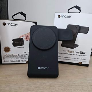 Mazer M-WiFold03A 3 in 1 Foldable Wireless Charging Stand, Mobile ...