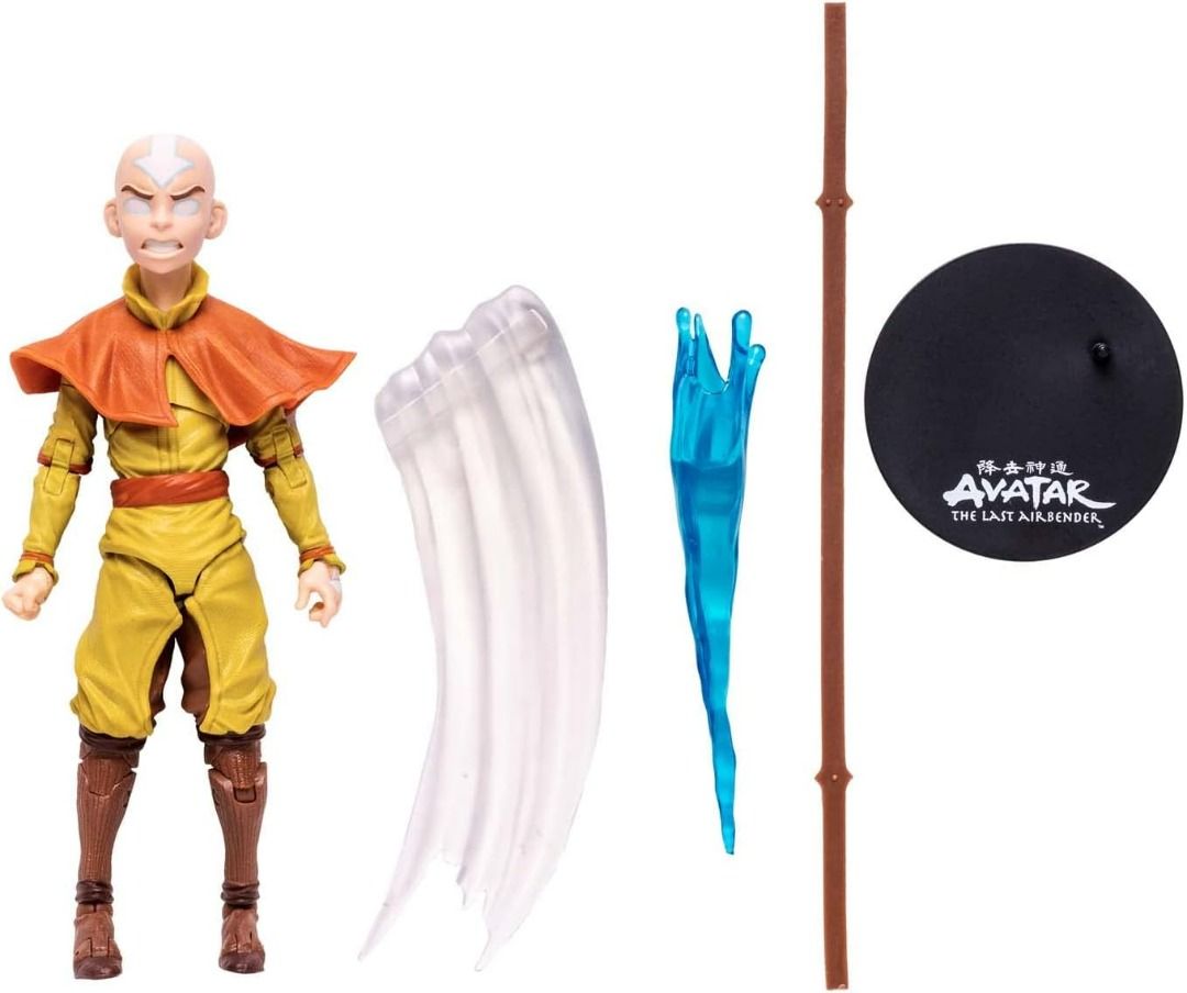 McFarlane Toys Avatar The Last Air Bender Aang Avatar Stare 7" Action ...
