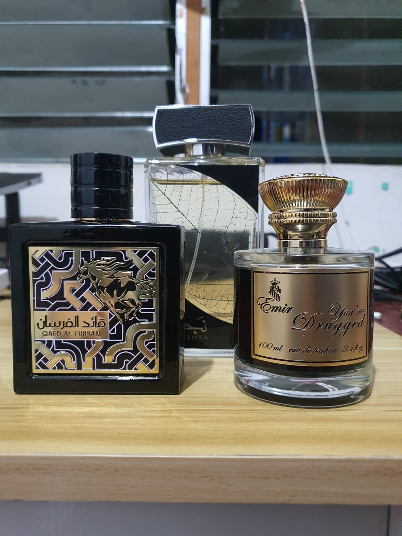 ME Fragrance Bundle (Najdia / Qaed Al Fursan / You're Drugged), Beauty ...