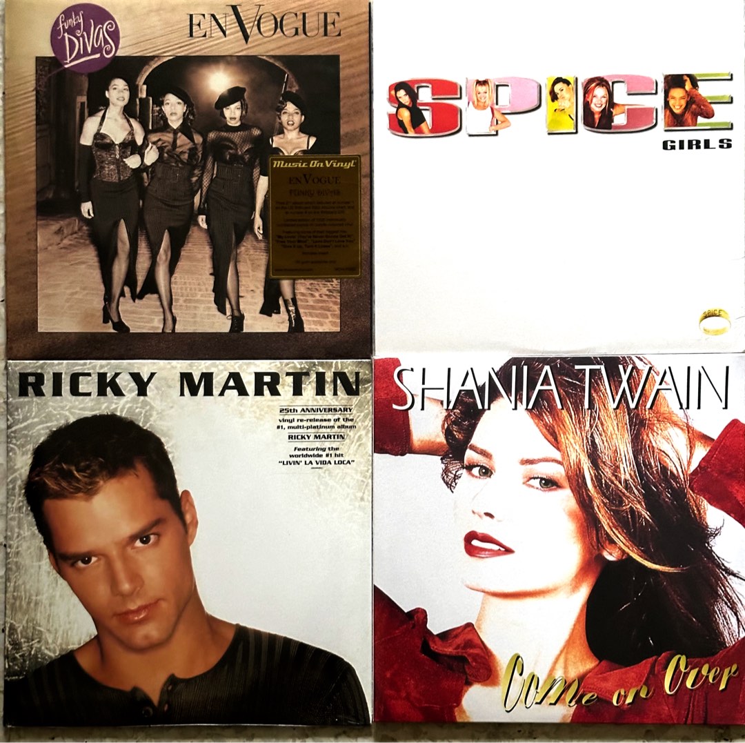 Mega albums of the 90s from En Vogue, Ricky Martin, Shania Twain ...