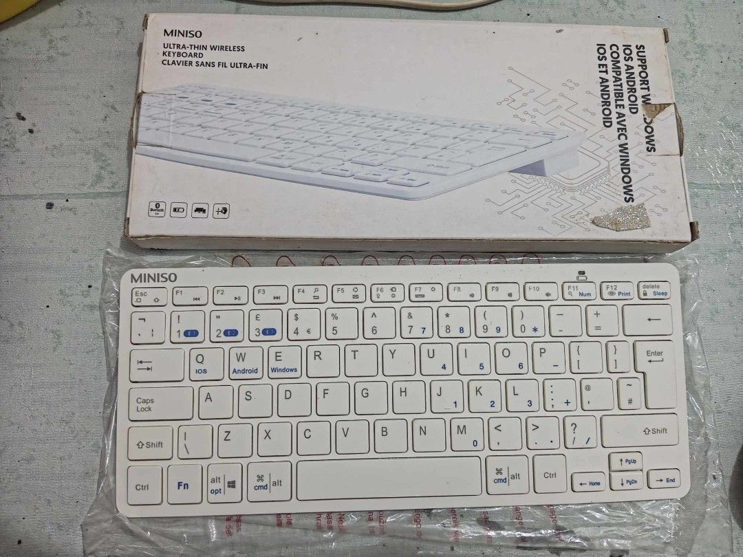 Miniso keyboard, Computers & Tech, Laptops & Notebooks on Carousell