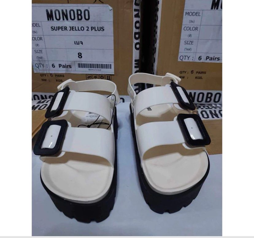 Monobo Super Jello, Women's Fashion, Footwear, Flats & Sandals on Carousell