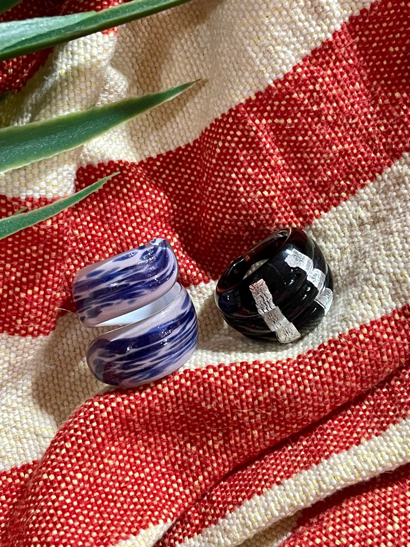 Murano Glass Rings Womens Fashion Jewelry And Organizers Rings On Carousell