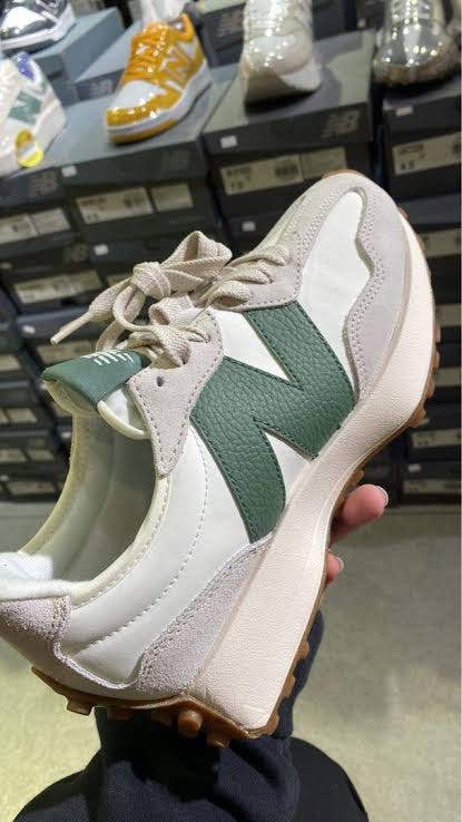 NB 327 Moonbeam Nori, Luxury, Sneakers & Footwear on Carousell