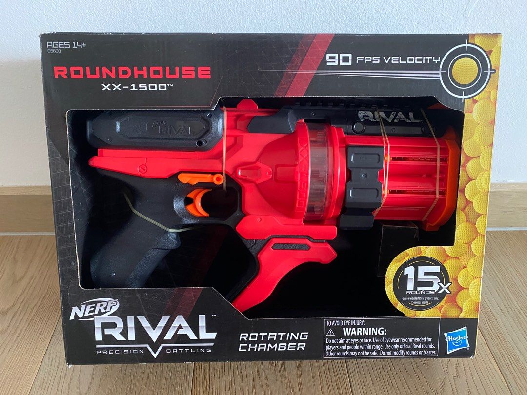 Nerf Rival Roundhouse XX-1500 Red Blaster, Hobbies & Toys, Toys & Games ...