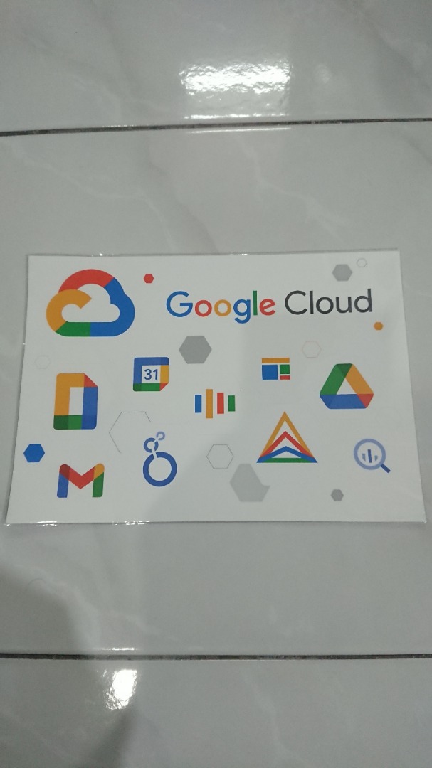 New Google Cloud Premium Sticker Set, Everything Else, Others on Carousell