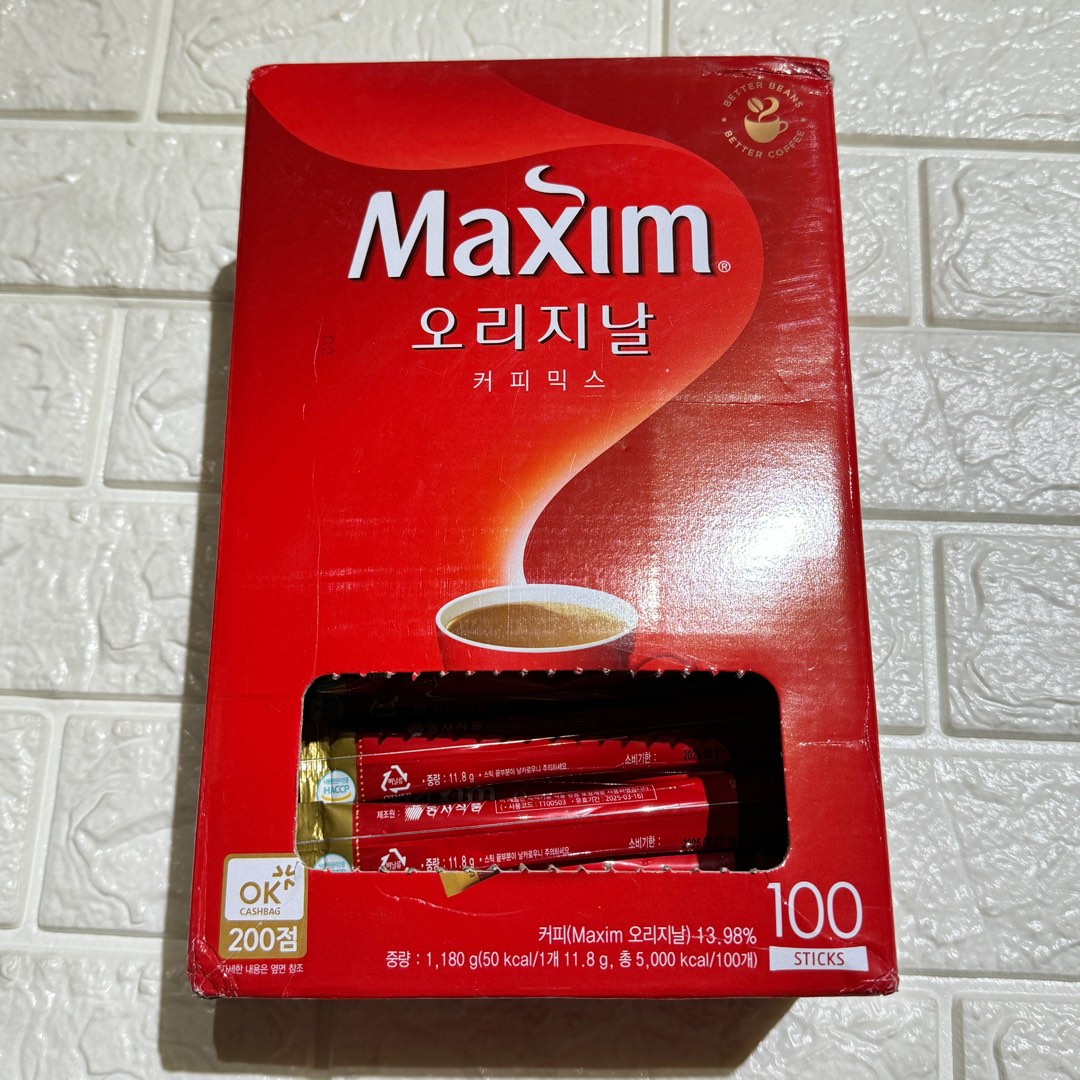 ON HAND Original Maxim coffee korean coffee sticks instant coffee ...