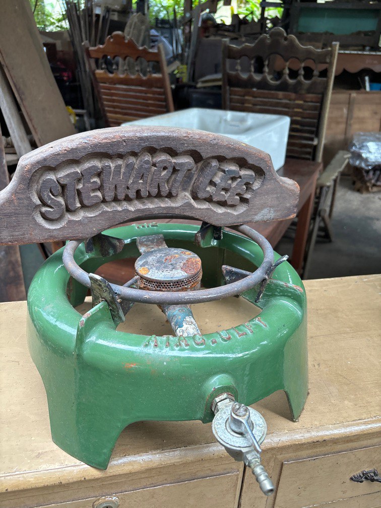 Optimus burner cast iron stove, Furniture & Home Living, Kitchenware ...