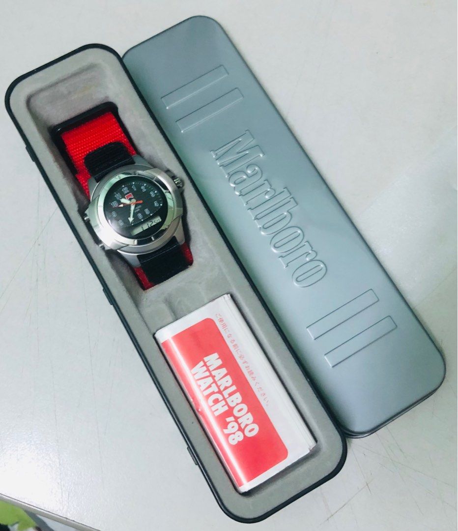 Original Marlboro Vintage Watch, Men's Fashion, Watches & Accessories ...