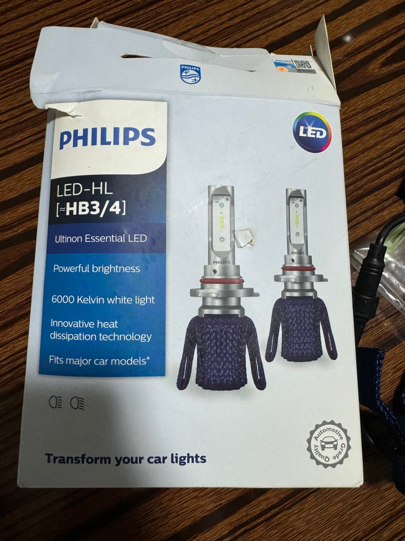 Philips LED Headlight HB3 HB4, Car Accessories, Electronics & Lights on ...