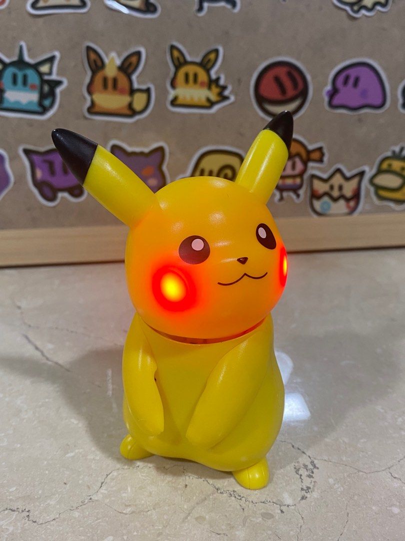 Pokemon Hey Hello Pika Pikachu Talking Figure, Hobbies & Toys, Toys ...