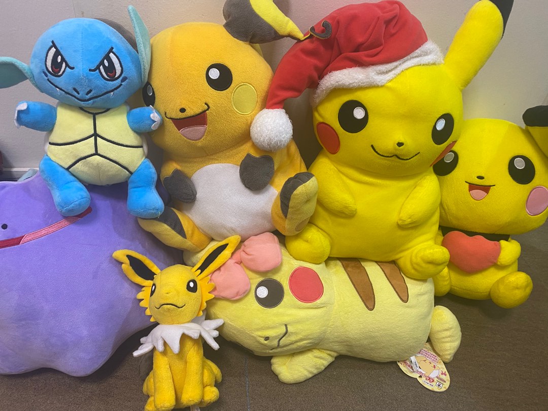 Pokemon Plush Set, Hobbies & Toys, Toys & Games on Carousell