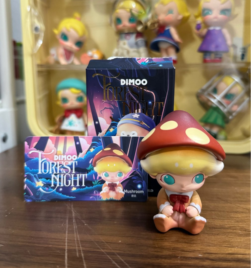 Pop Mart Dimoo Forest Night: Mushroom, Hobbies & Toys, Toys & Games on ...