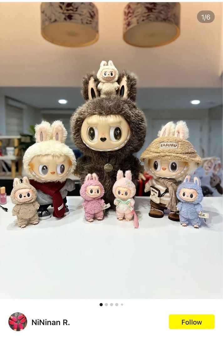 Popmart Labubu Zimomo The Monsters I Found You, Hobbies & Toys, Toys ...