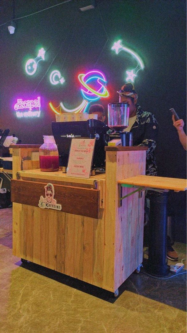 Portable Portable Bubble Tea Cart / Coffee Cart / Soft Serve / Acai ...