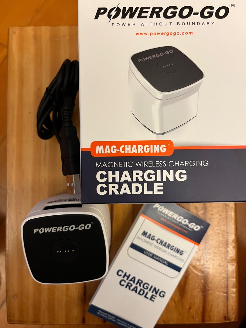 Powergo-go Mag-Charging Magnetic Wireless Charging, 電腦＆科技, 電腦周邊及配件, 電腦充電器 - Carousell
