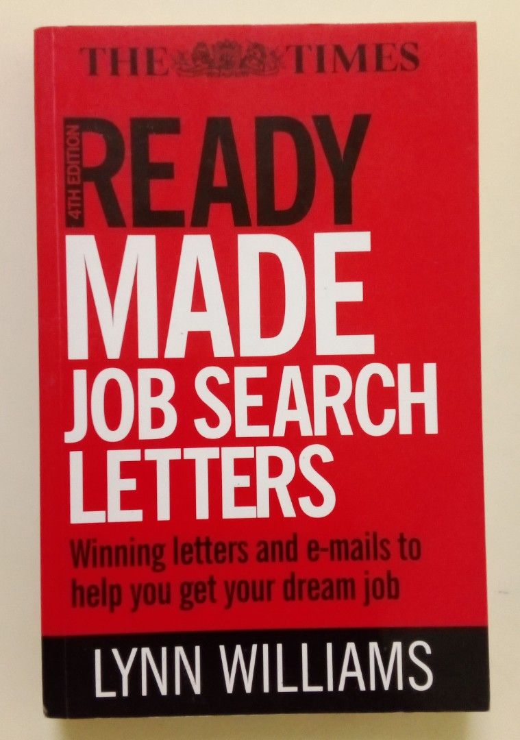 Ready made job search letters, Hobbies & Toys, Books & Magazines ...
