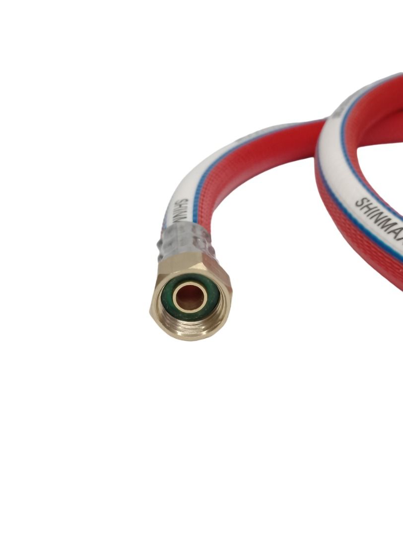 SHINMAX JAPAN HIGH-PRESSURE WASHER HOSE EXTENSION, 8.5mm with FITTINGS ...