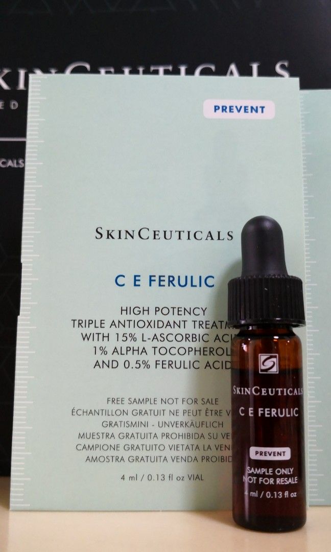 SkinCeuticals PREVENT C E FERULIC © Vitamin C Serums (4ml), Beauty ...