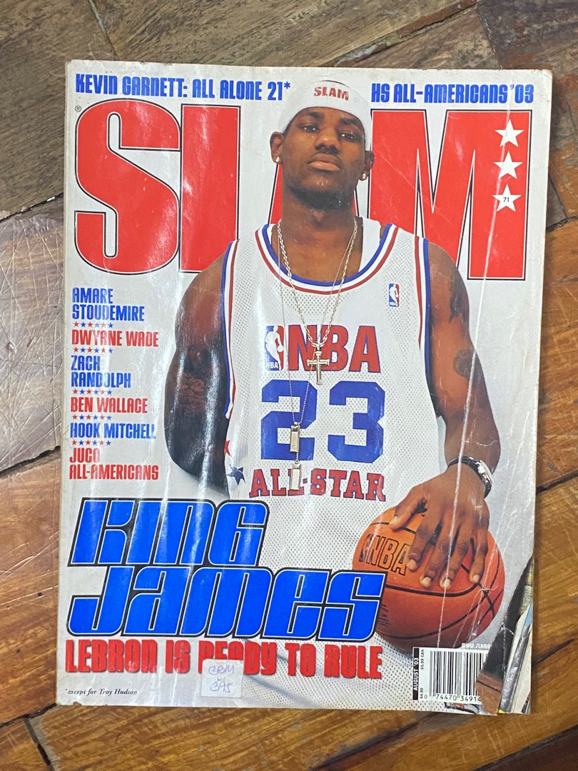 SLAM U.S. MAGAZINE BASKETBALL - KING JAMES LEBRON READY TO RULE - MJ ...