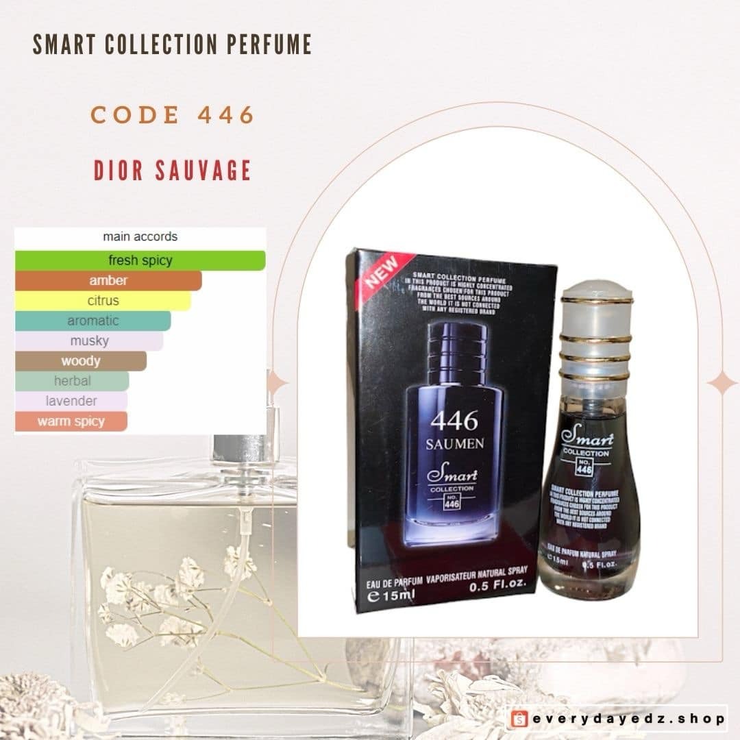 SMART COLLECTION PERFUME FOR MEN - 446 Di0r Sauvage, Beauty & Personal ...