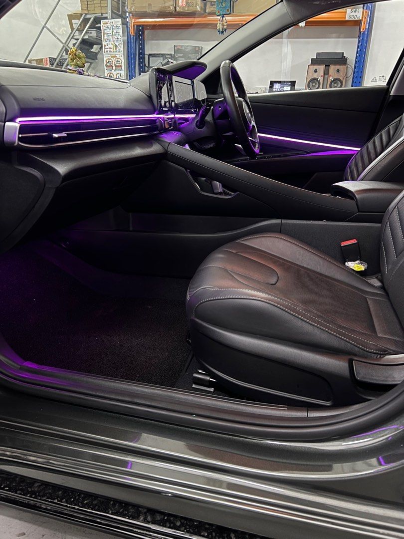 Hyundai Avante Ambient Lighting: Enhance Night Drive Comfort and Style