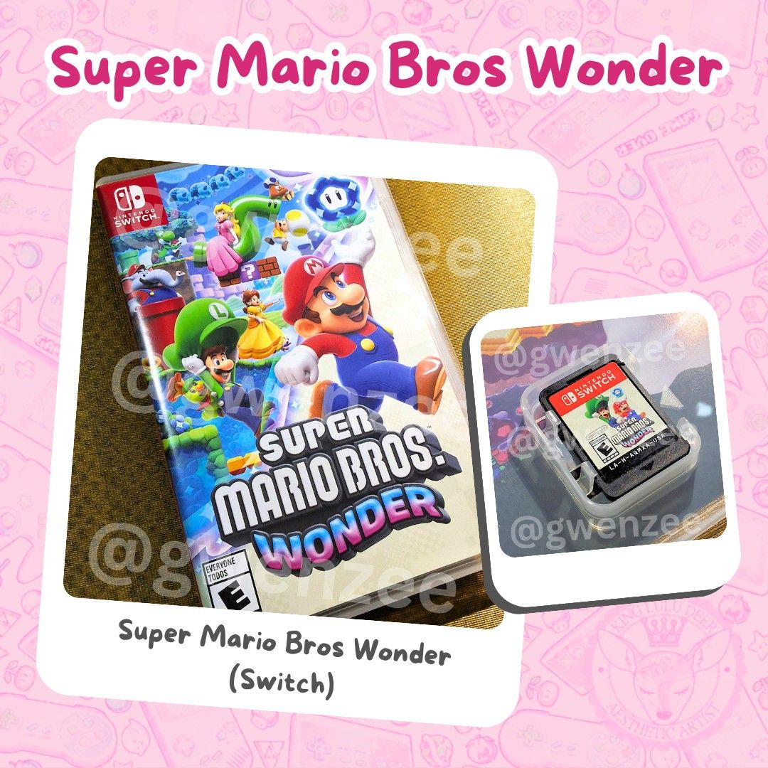 Super Mario Bros Wonder (with case), Video Gaming, Video Games ...