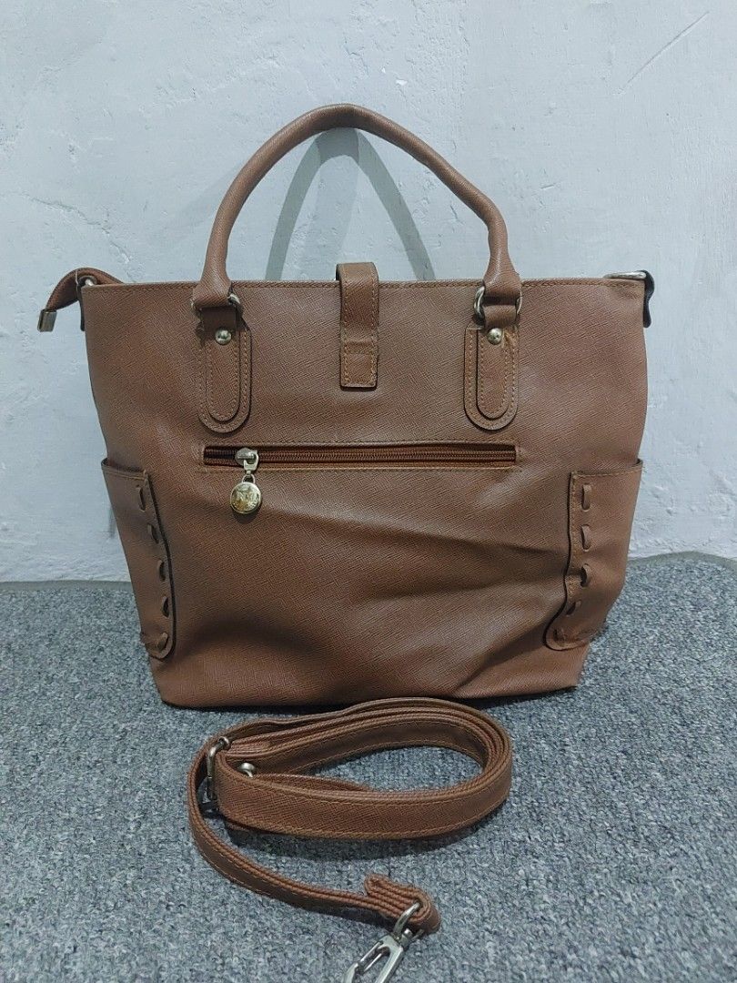 Tas sling nicole miller ori kulas, Fesyen Wanita, Tas & Dompet di Carousell