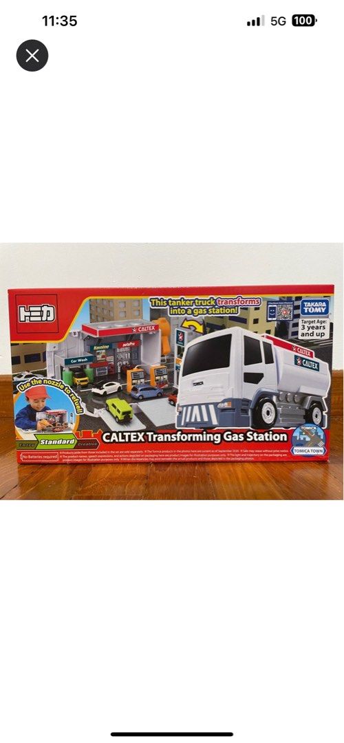 Tomica Caltex transforming Gas station, Hobbies & Toys, Toys & Games on ...