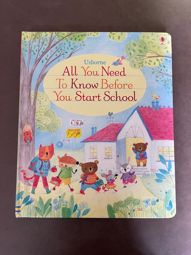 Usborne All You Need to Know Before You Start School, 興趣及遊戲, 書本 & 文具 ...