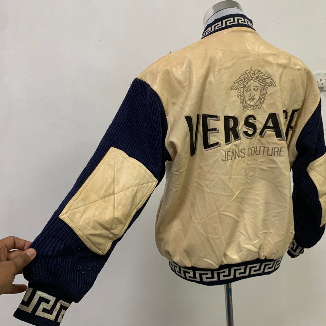 vintage versace varsity jacket, Men's Fashion, Coats, Jackets and ...