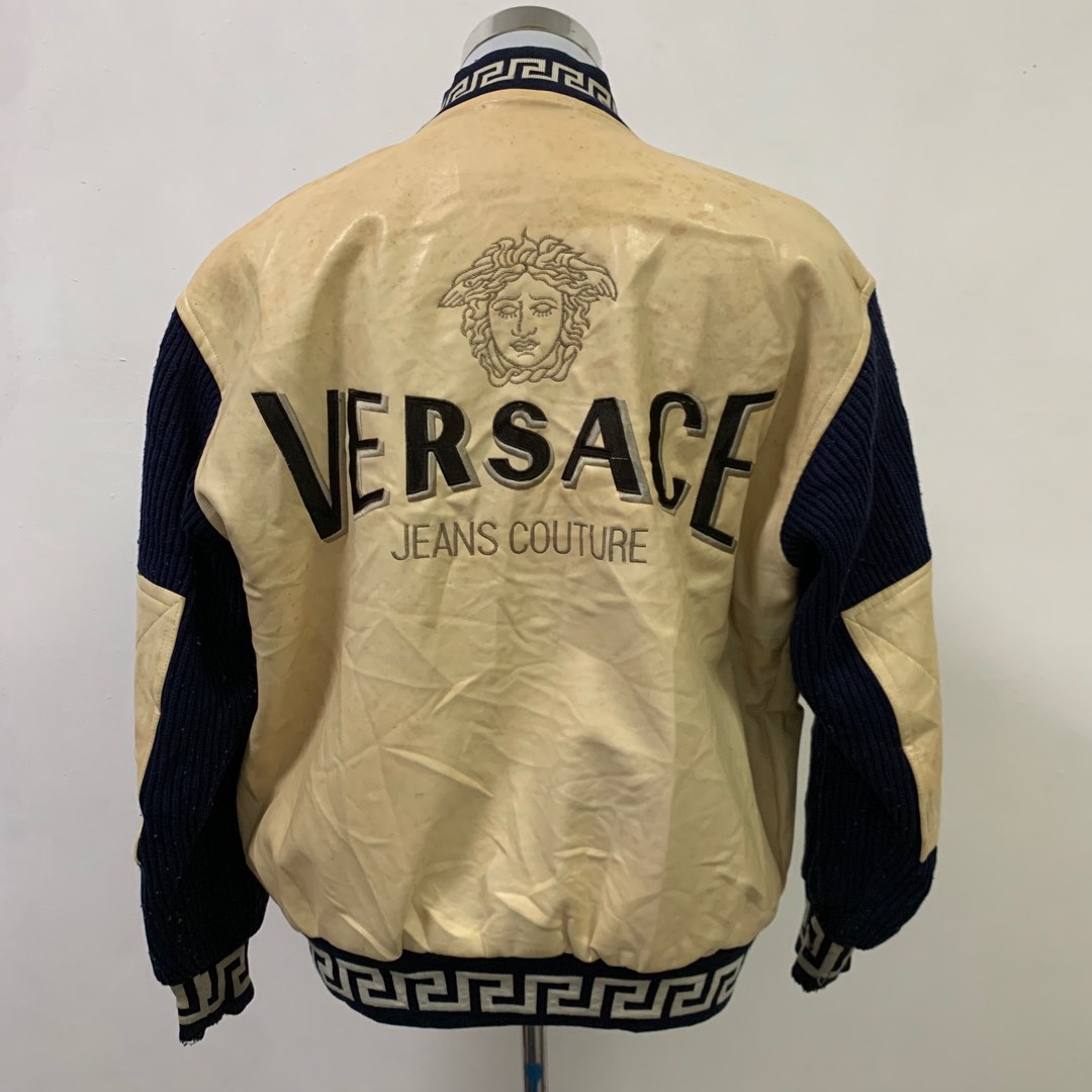 vintage versace varsity jacket, Men's Fashion, Coats, Jackets and ...