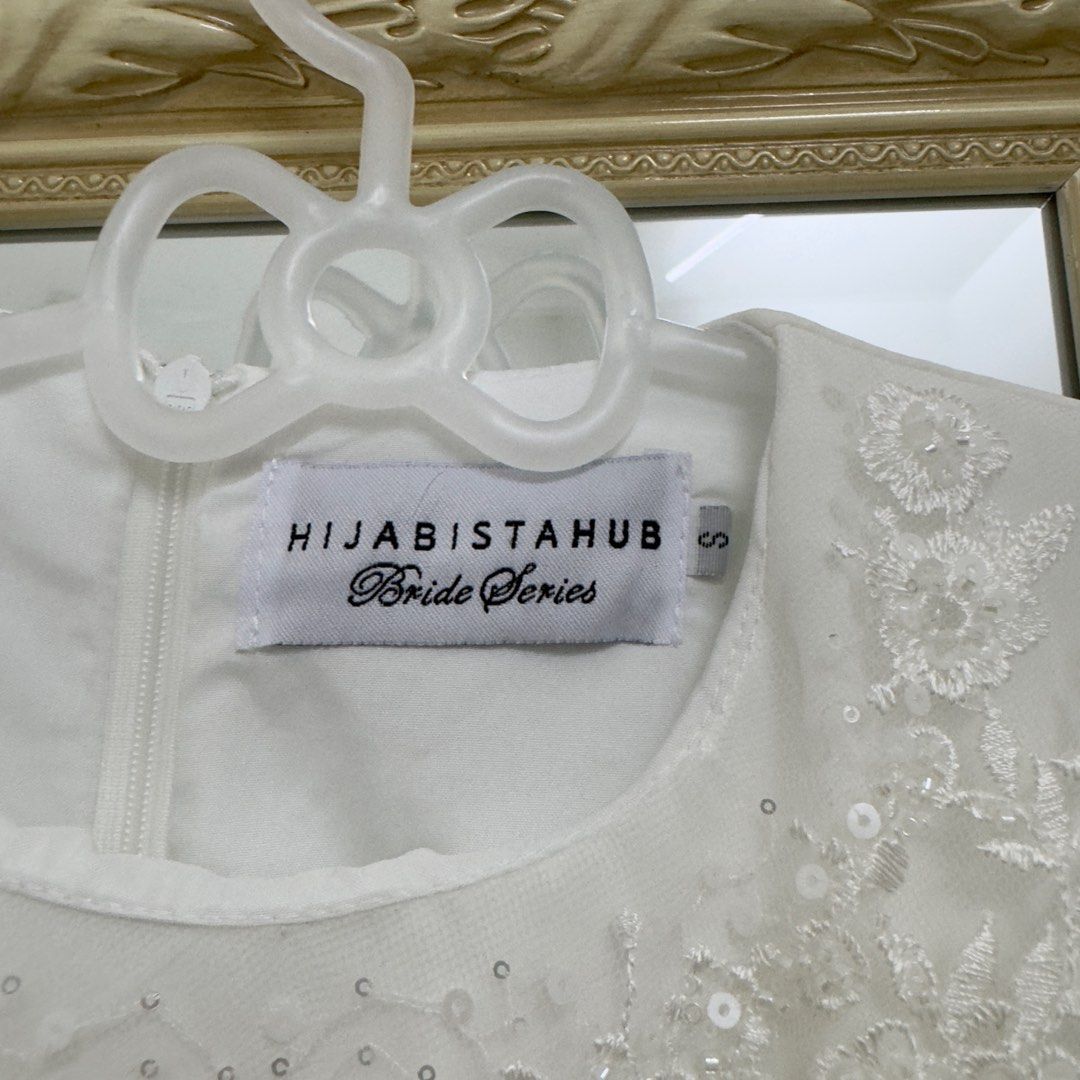 Wedding/Nikah Trisya Dress (Hijabstahub), Women's Fashion, Dresses ...