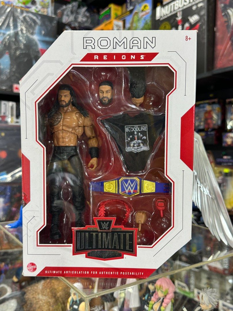 WWE Mattel Ultimate Edition ROMAN REIGNS, Hobbies & Toys, Toys & Games ...