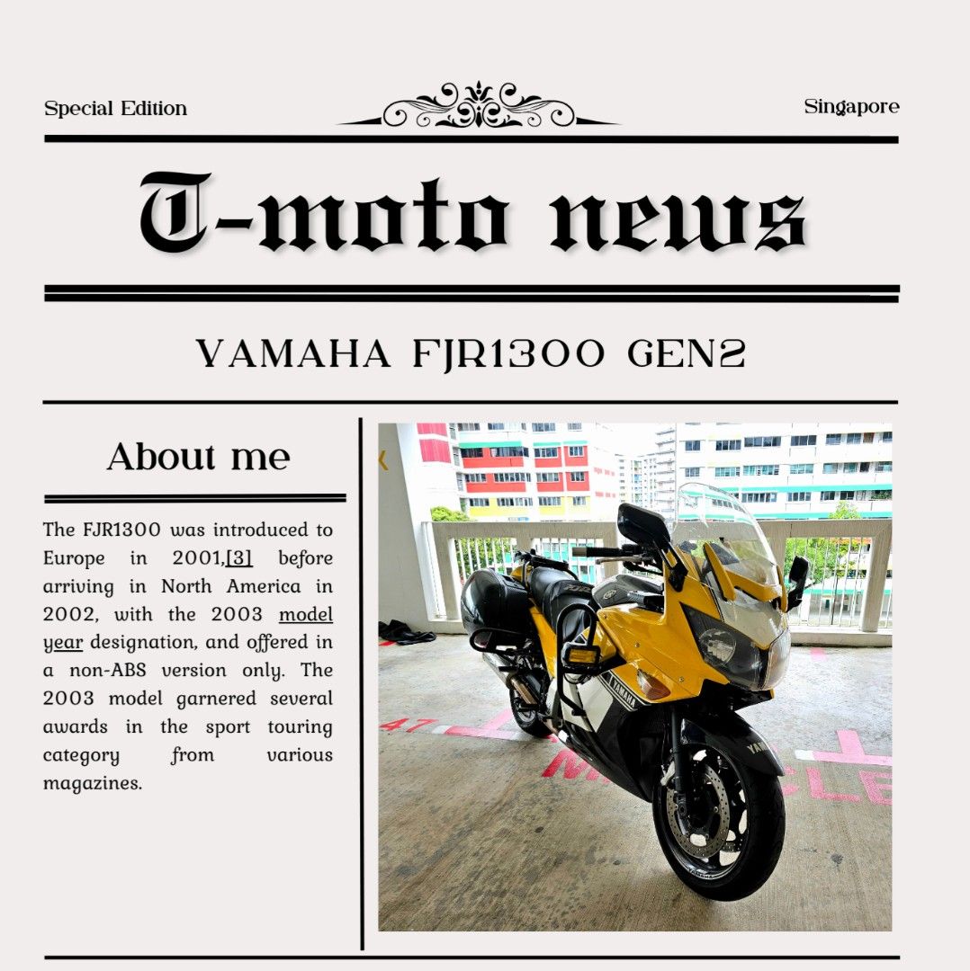 YAMAHA FJR1300 Gen 2 Ohlins, Motorcycles, Motorcycles for Sale, Class 2 ...