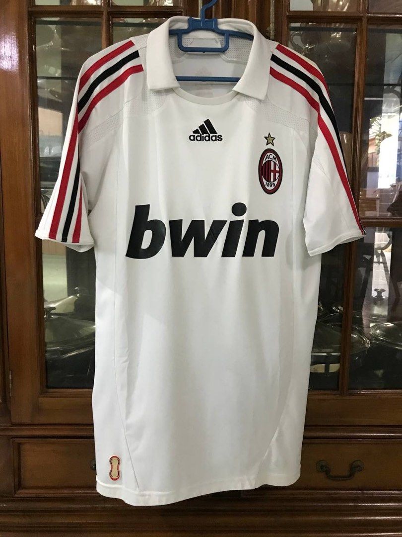 #99 R9 Ronaldo Ac Milan 2007/08 Away soccer/football jersey/kit rare ...