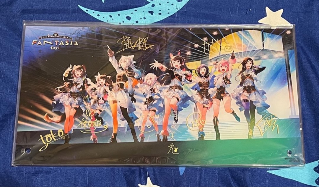 【放】彩虹社 4th fantasia S席特典 女子組亞克力板, 興趣及遊戲, 玩具 & 遊戲類 - Carousell