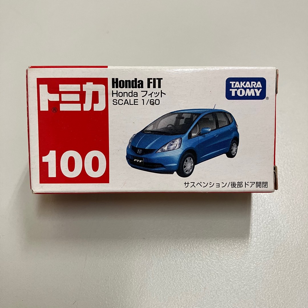 [黑轆] 絕版Tomica 100 ホンダ 本田 Honda Fit (即港版 Jazz) 藍色 Blue 2010年製, 興趣及遊戲, 玩具 ...