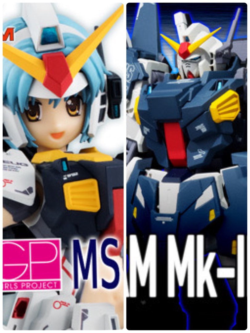 放 全新 港魂 MS GIRL GUNDAM Mk- II [A.E.U.G.ver.] & ROBOT SPIRITS 〈SIDE MS〉 FULL ARMOR GUNDAM Mk-II ...