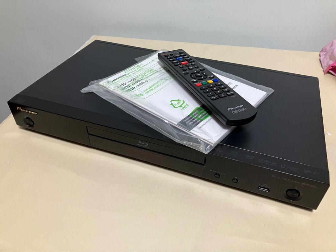 （當零件機賣）絕版 先鋒牌 Pioneer 藍光 cd vcd dvd player blu-ray 播放機 BDP-180 , 家庭電器, 電視 & 其他娛樂, 藍光及播放器 - Carousell