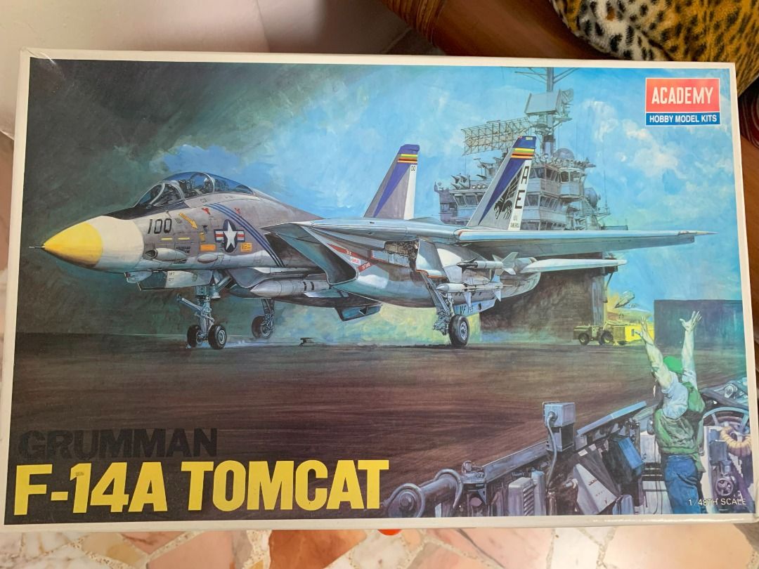 Academy Model Kits - F-14A Tomcat 1/48th Scale (1/2 Built), Hobbies ...