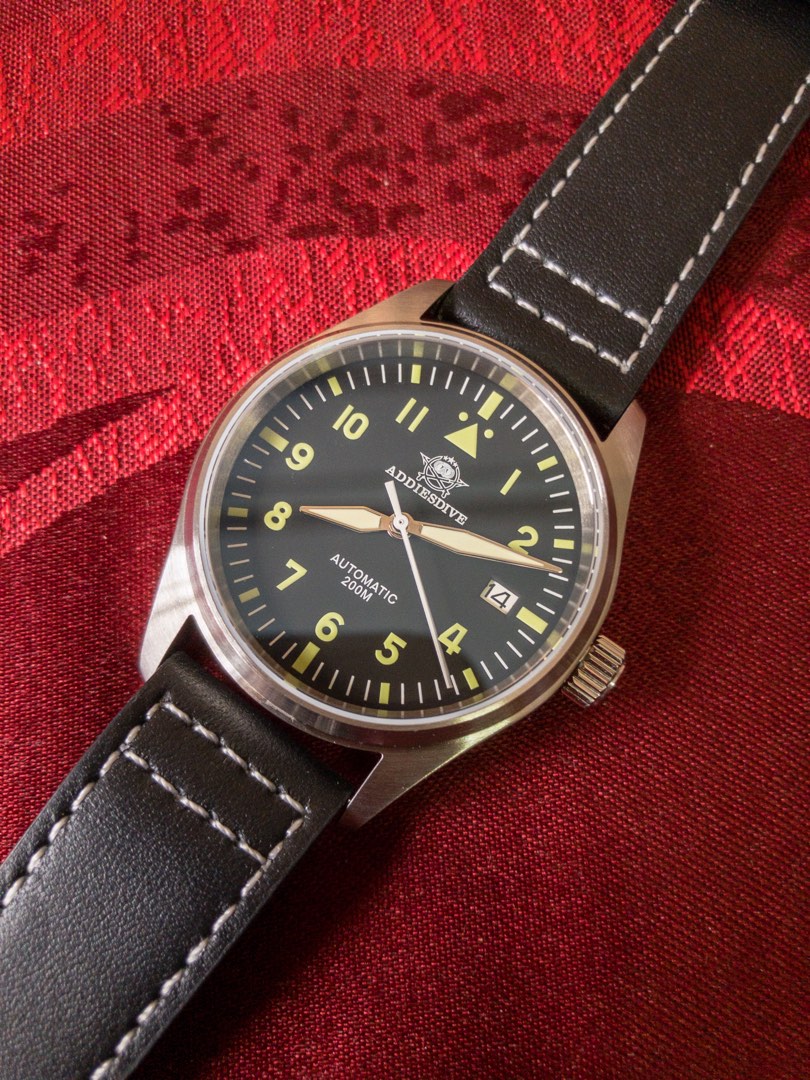 Addiesdive Pilot flieger watch Mark XX Automatic Mechanical watch, Men ...