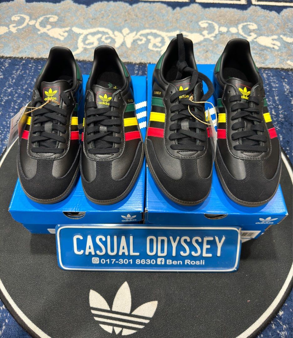 Adidas Samba Rasta, Women's Fashion, Footwear, Sneakers on Carousell