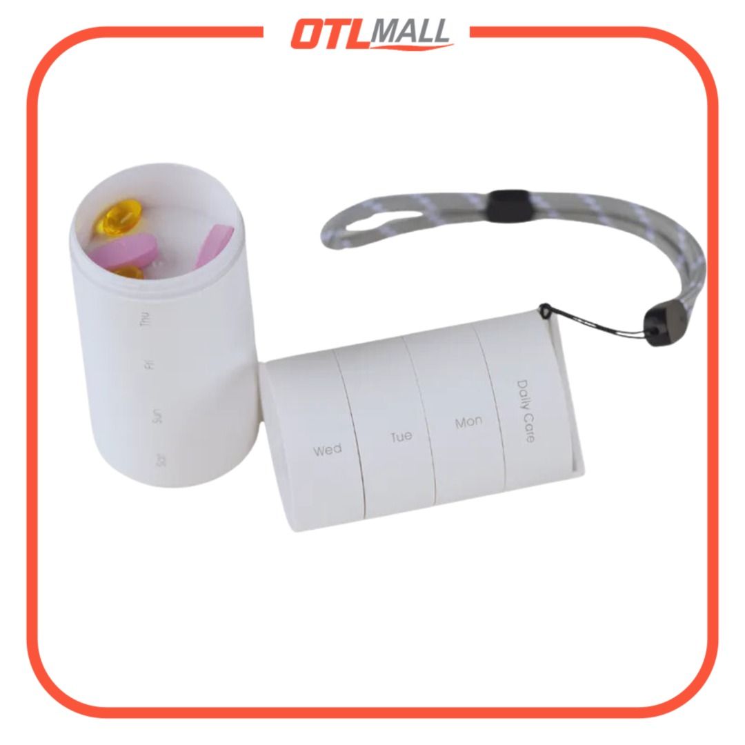 ANKOMN｜營養氣密艙 保健品分裝盒 藥盒 -白色/黑色, 健康及營養食用品, 健康補充品, 健康補充品 - 保健食品，飲料和補品 - Carousell